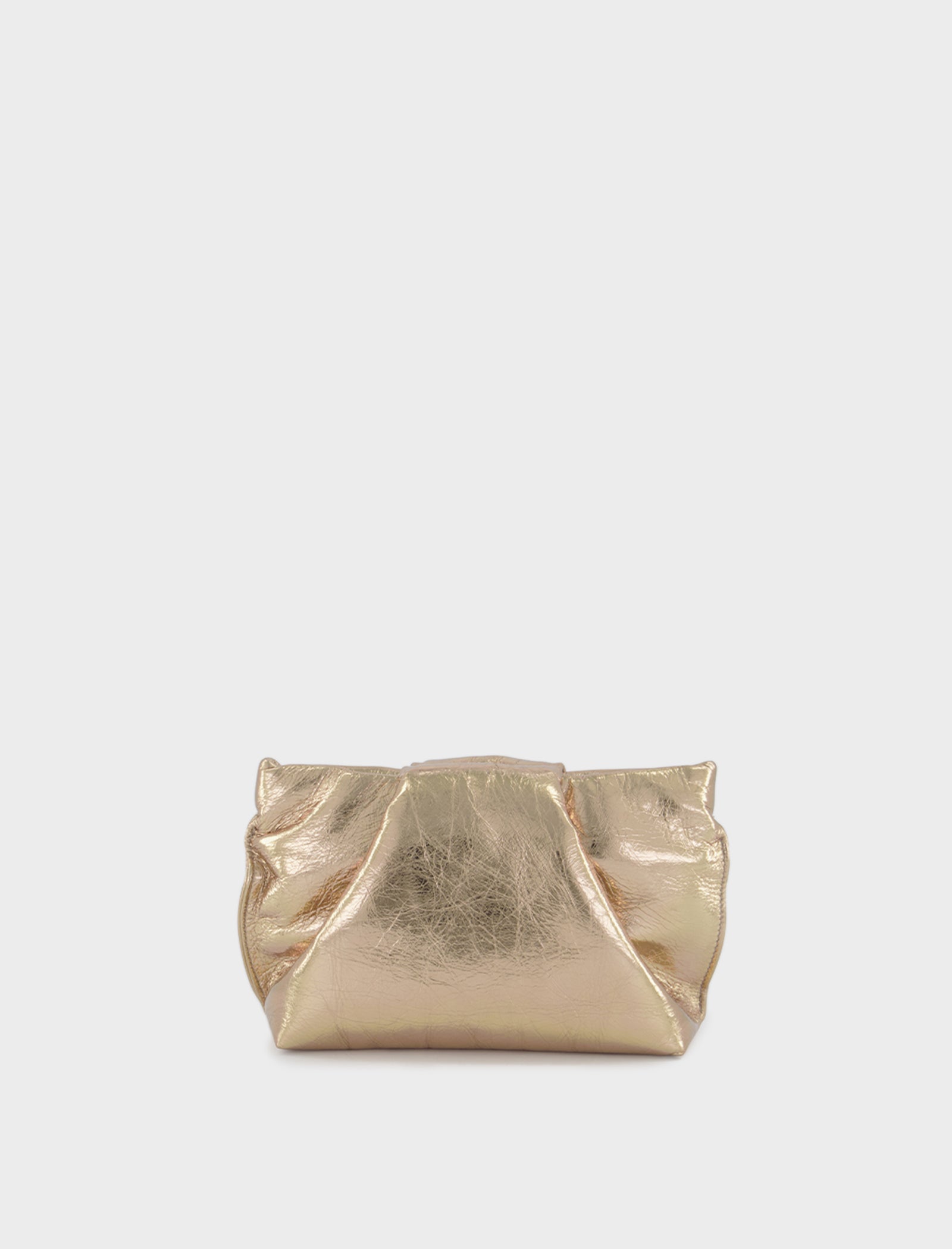 Fold Mini Metallic Gold Clutch Shoulder Bag | Handmade in Australia – A ...