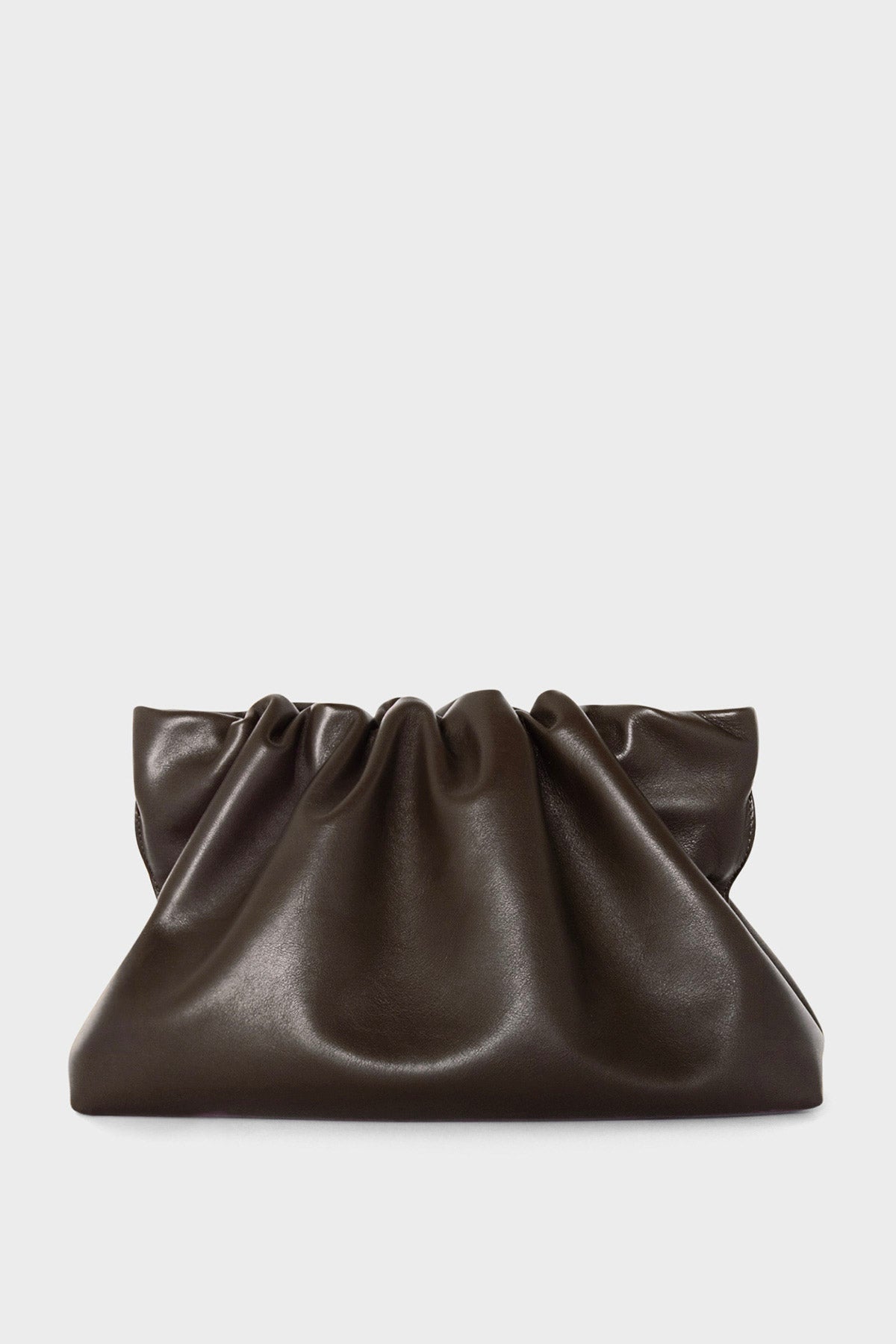 Puffa Clutch Crossbody Bag - Dark Brown | Handmade in Australia