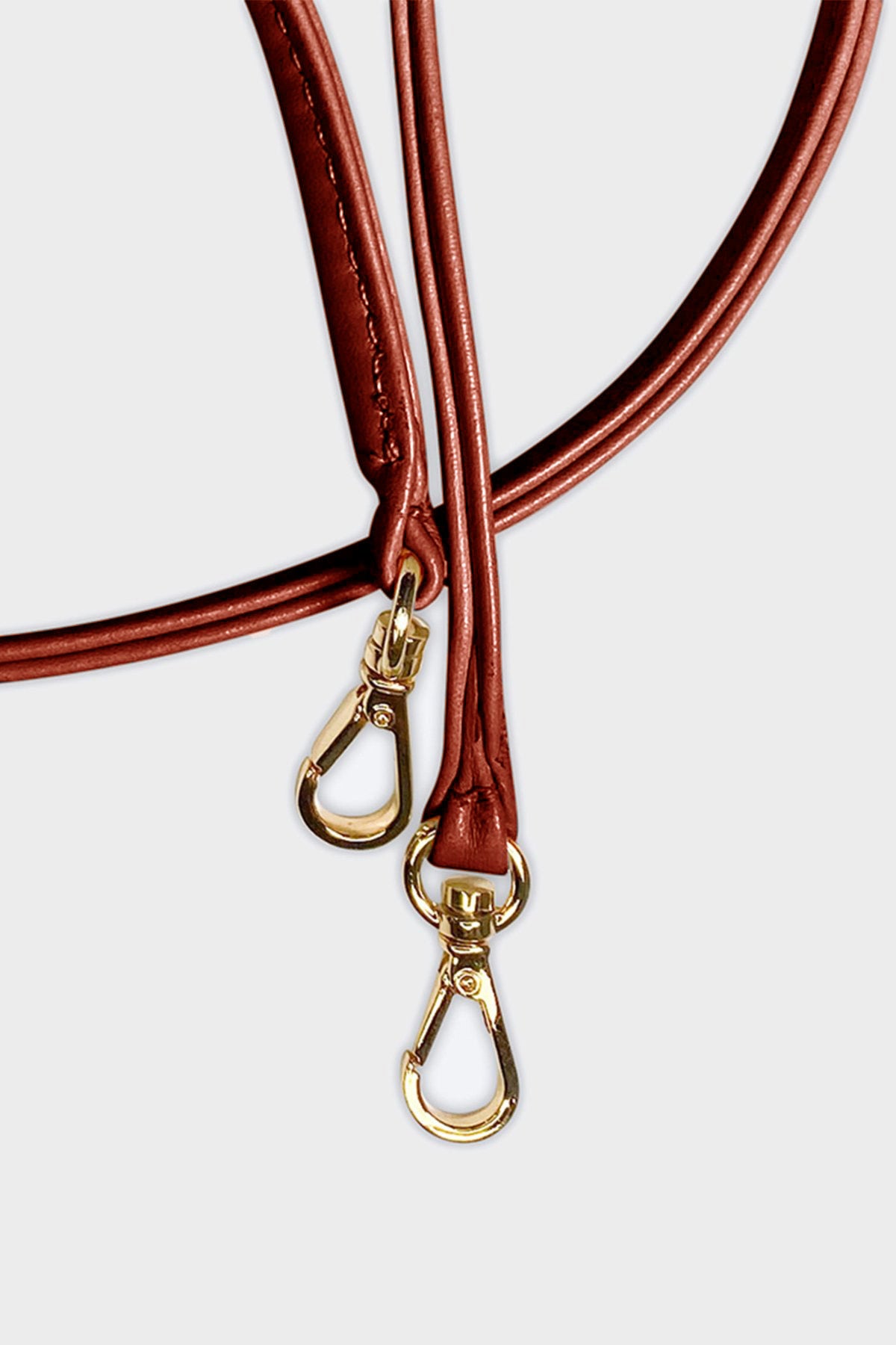 Fine Leather Strap Short & Long - Smooth Burgundy | A-ESQUE